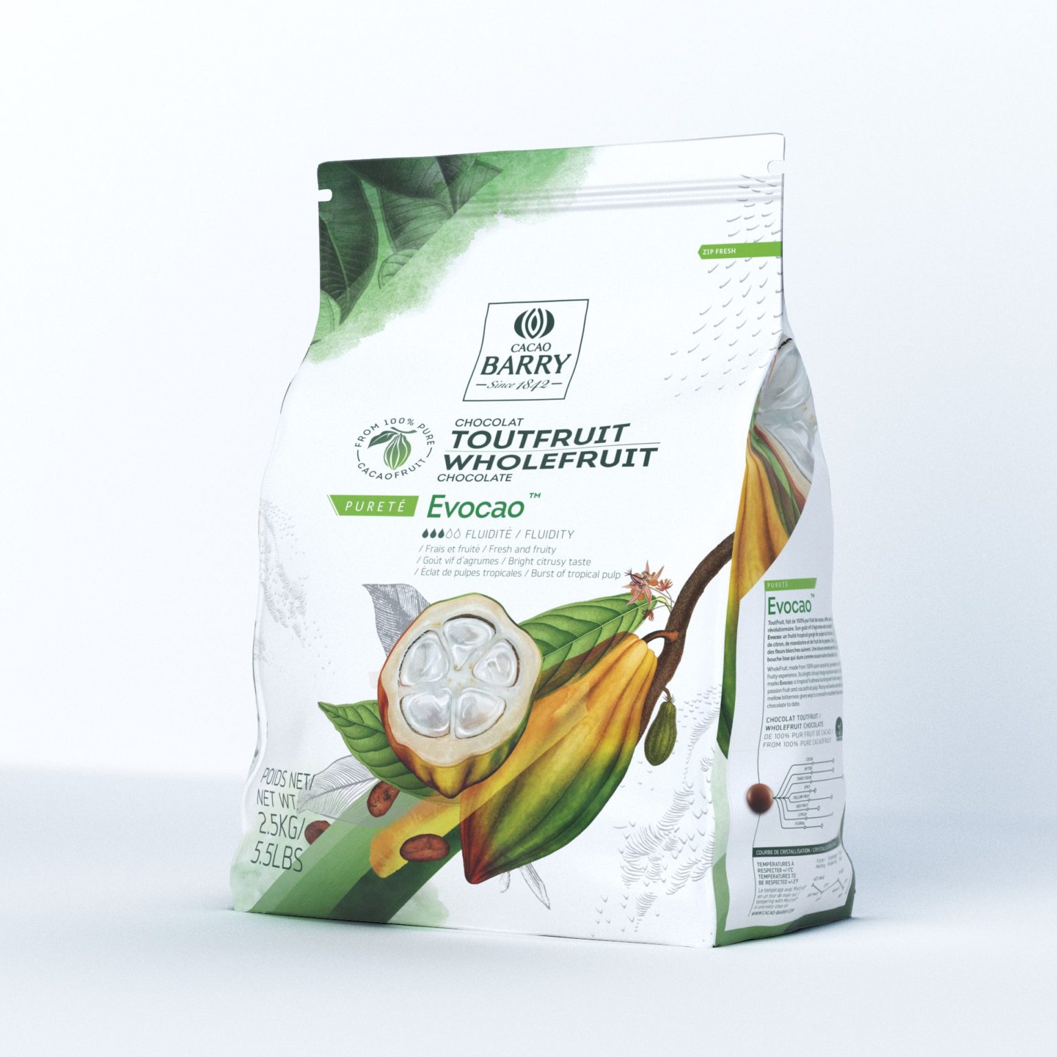 Cacao Barry lance un chocolat composé de 100 % du fruit de cacao ...