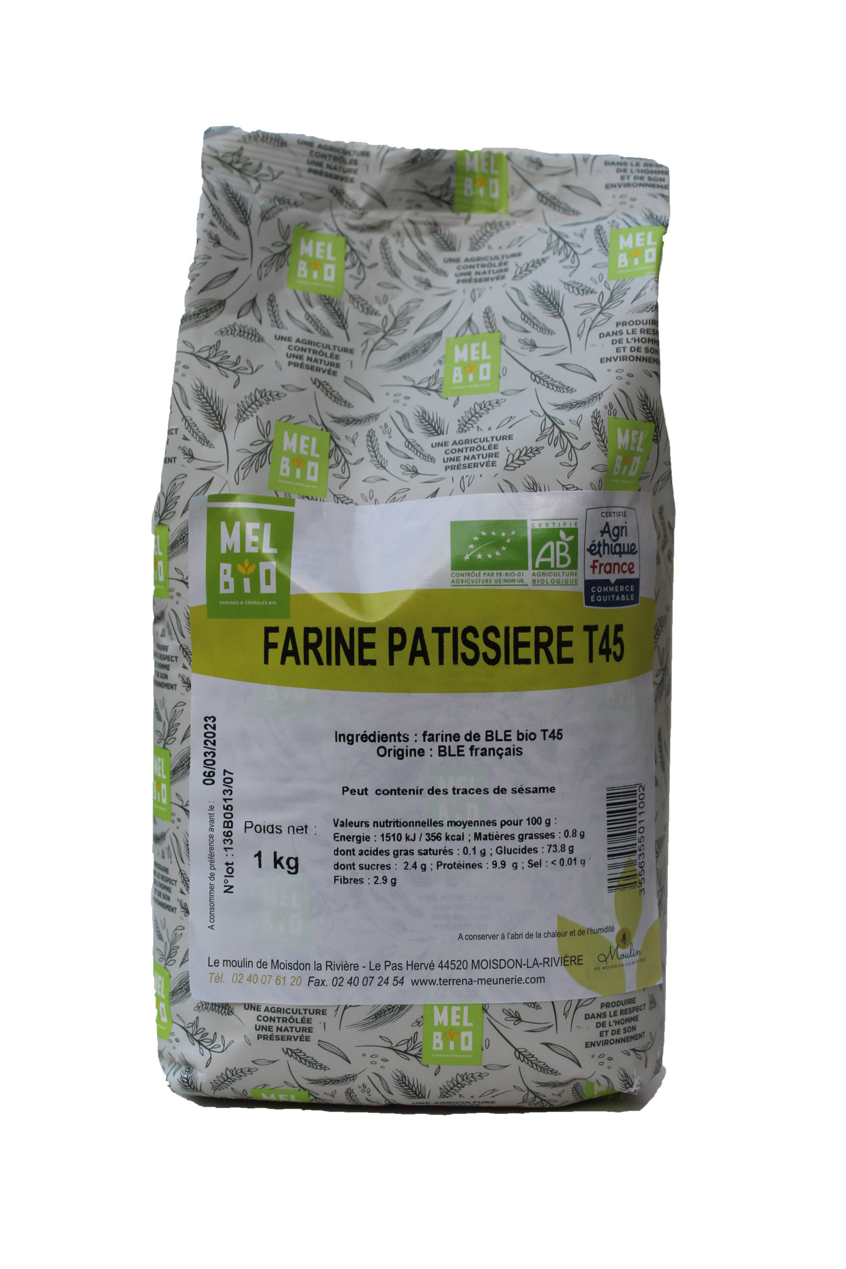 Des farines Melbio labellisées Agri-Éthique - Boulangerie Bakery