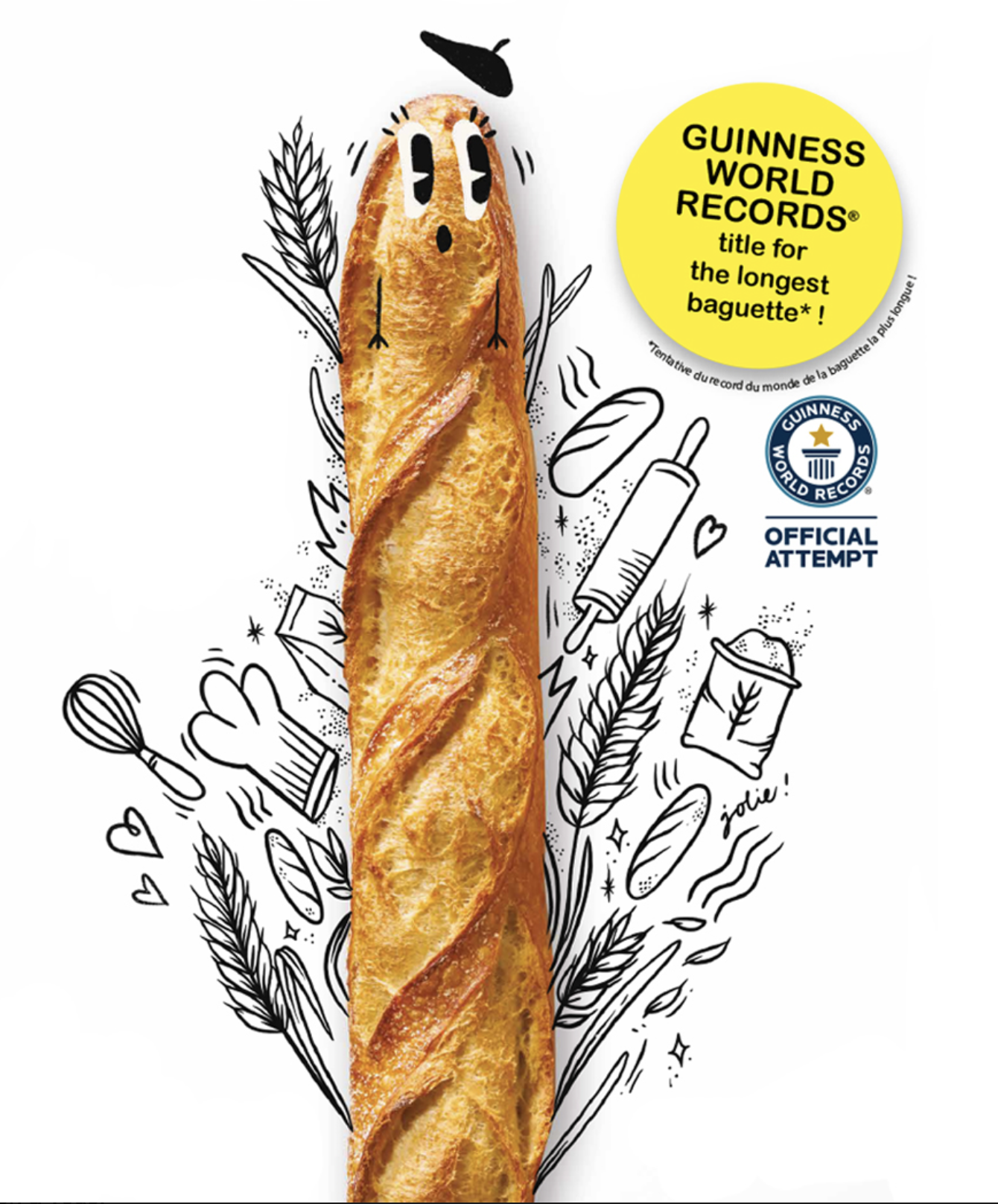 Le Suresnes Baguette Show attend son record ! - Boulangerie Bakery