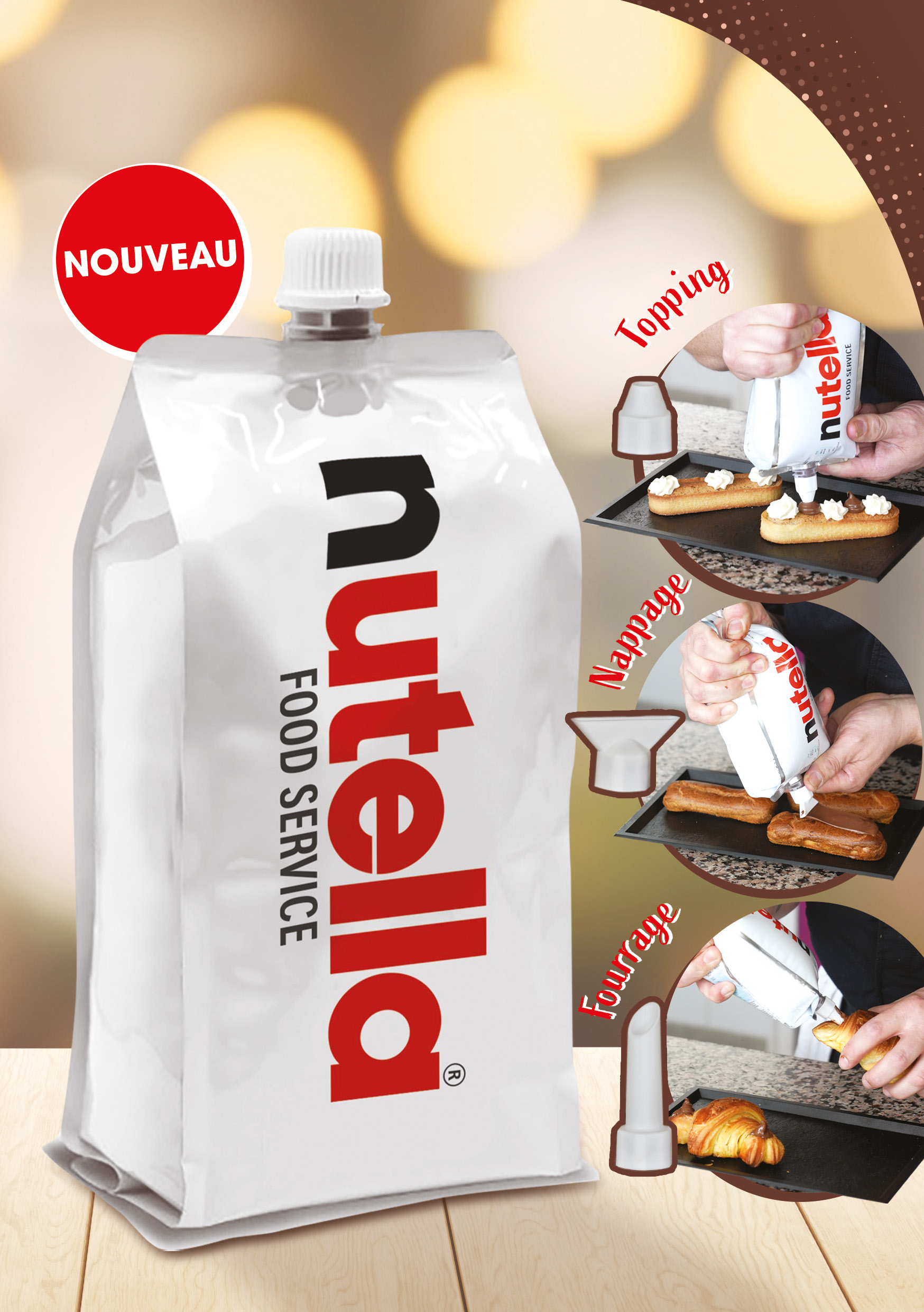 Ferrero Food Service lance une nouvelle cartouche Nutella de 1 kg pour ...